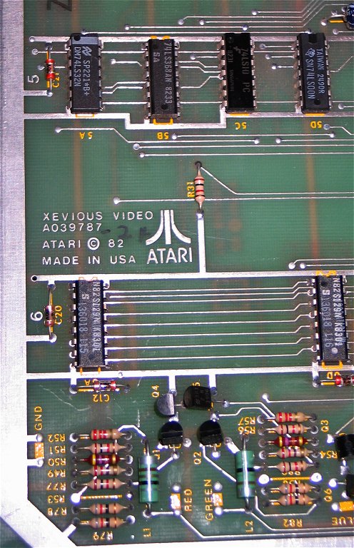 Xevious Video Board ID | Museum of the Game® & International Arcade ...